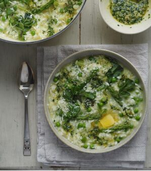 Baked Spring Risotto by Steph – Five Dinners Meal Planner