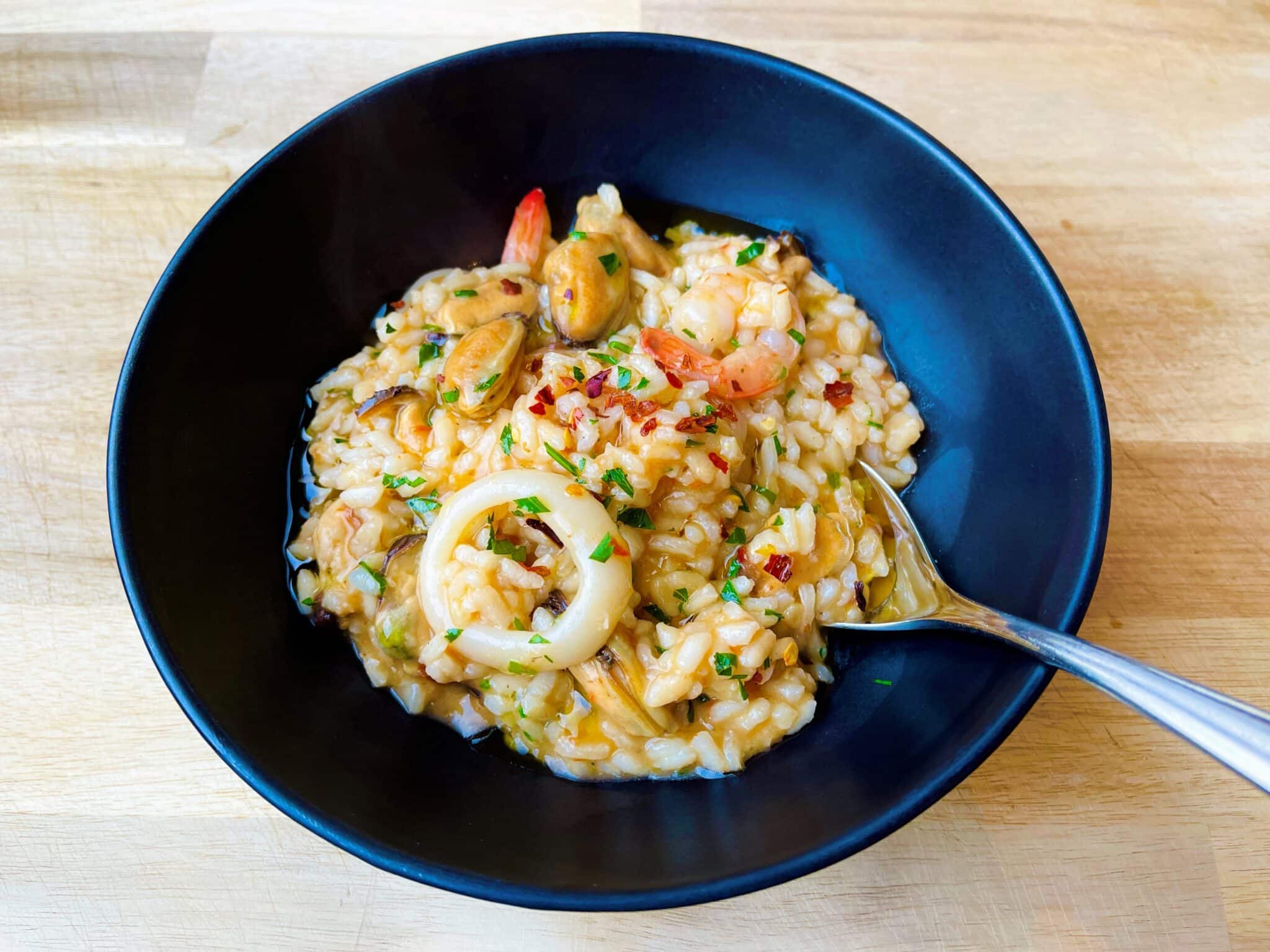 Easy Seafood Risotto – Five Dinners Meal Planner